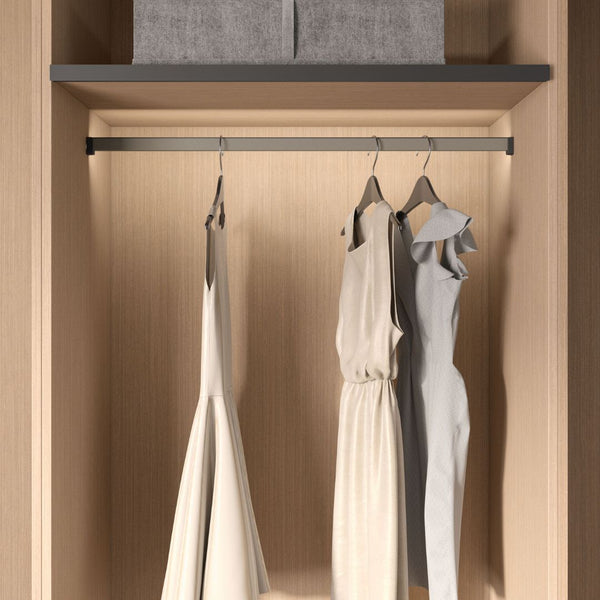 Conero Wardrobe Rail for LED lighting | Hafele Home – HAFELE HOME