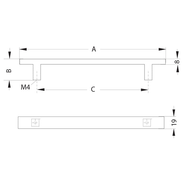 Aluminium Furniture Handle – HAFELE HOME
