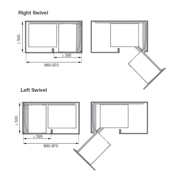 Magic Corner with ClickFixx – HAFELE HOME