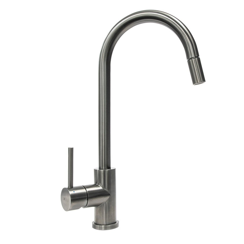 Gooseneck Mixer Tap With Pull-Out Nozzle – HAFELE HOME