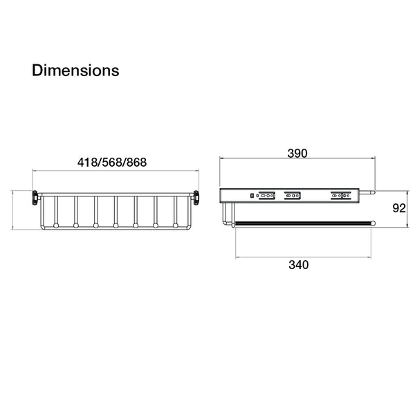 Wardrobe Essentials | Starax Pull-out Trouser Rack | Hafele Home ...